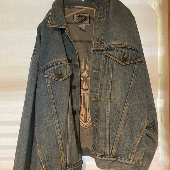 ACME | Jackets & Coats | Acme Clothing Looney Toons Denim Jacket ...